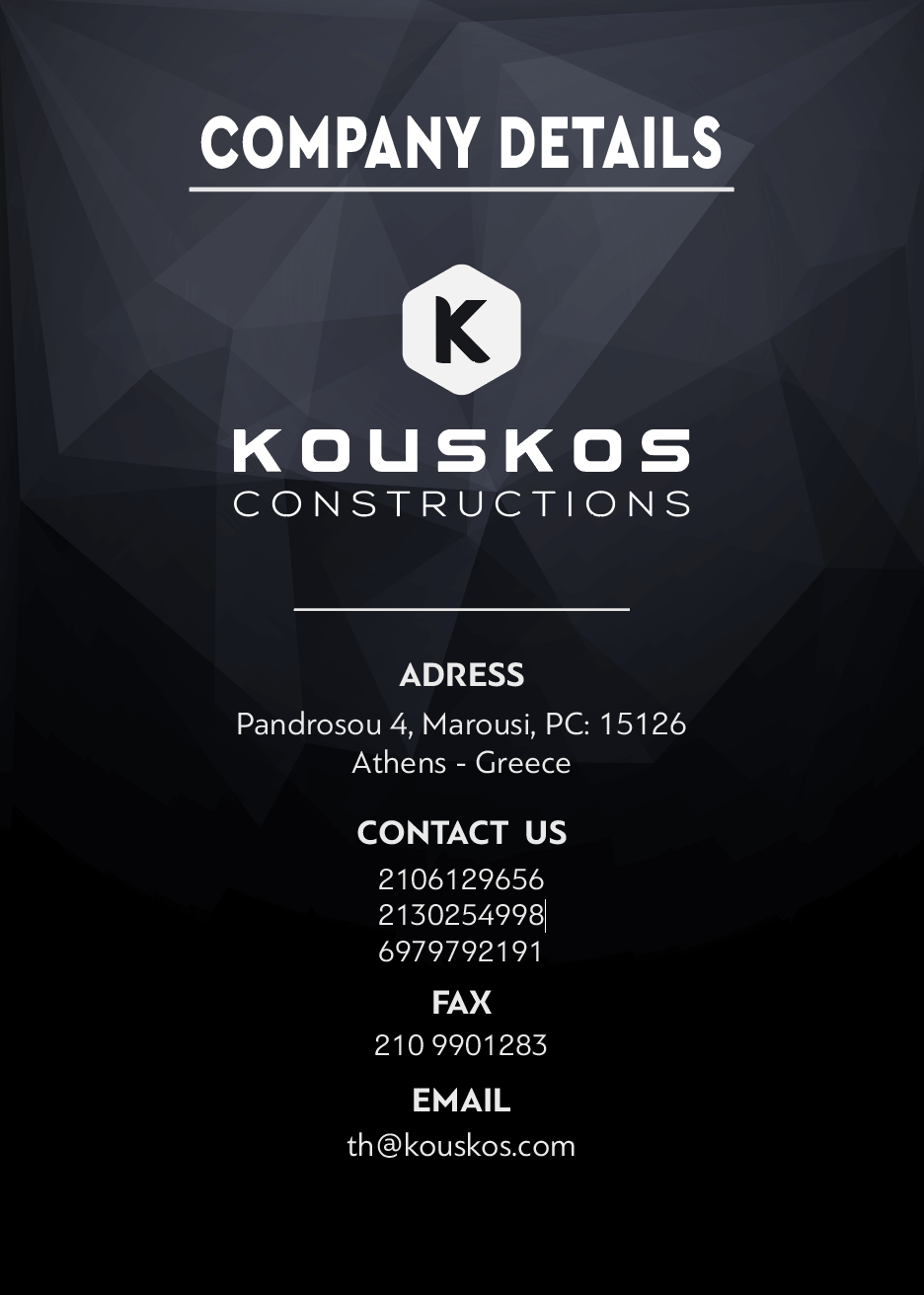 CONTACT US - Kouskos Constructions